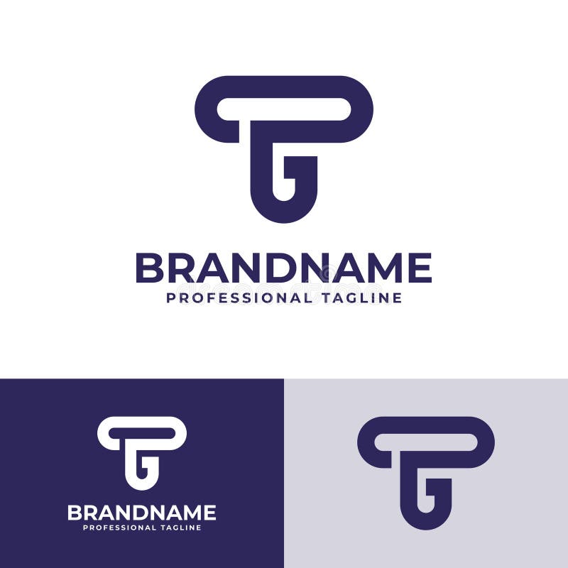 Letters TG Monogram Logo, Suitable for Business with TG or GT Initials ...