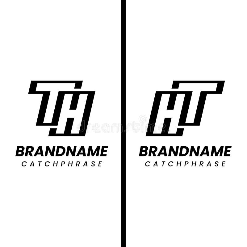Letters TH and HT Monogram Logo, Suitable for Any Business with HT or ...