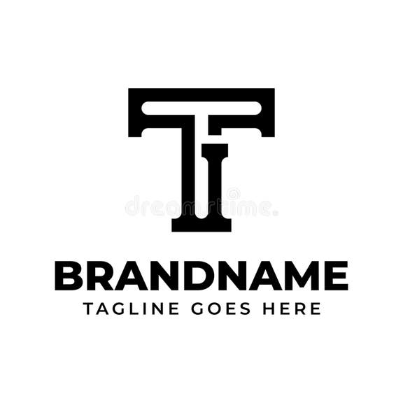 Letters TI Monogram Logo, Suitable for Any Brand with TI or it Initials ...