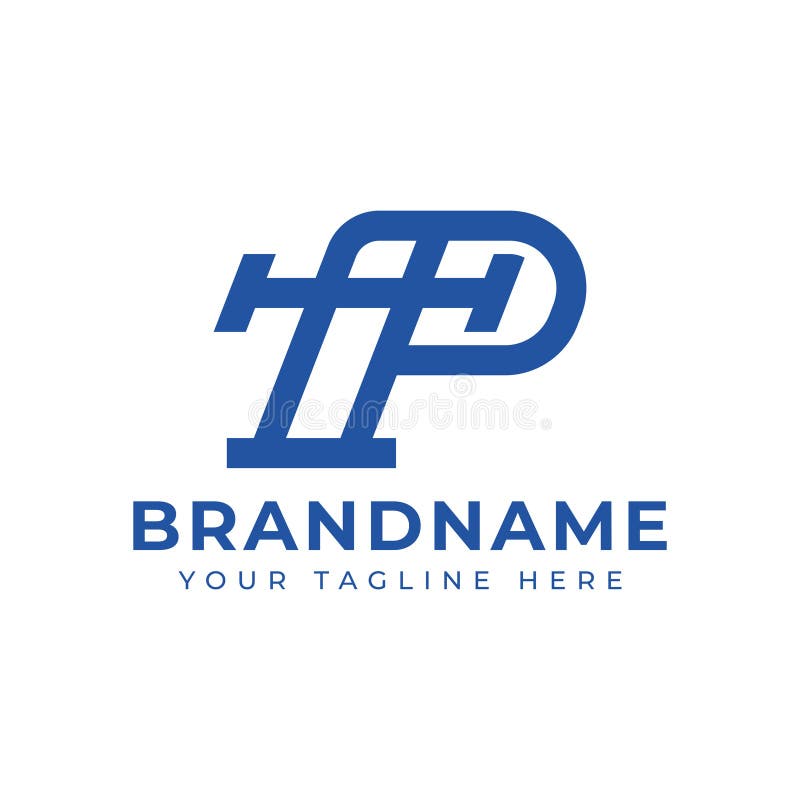 Letters TP or PT Monogram Logo, Suitable for Any Business with TP or PT ...