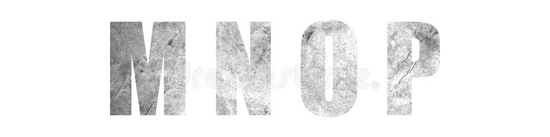 Letters on a White Background Stock Illustration - Illustration of ...