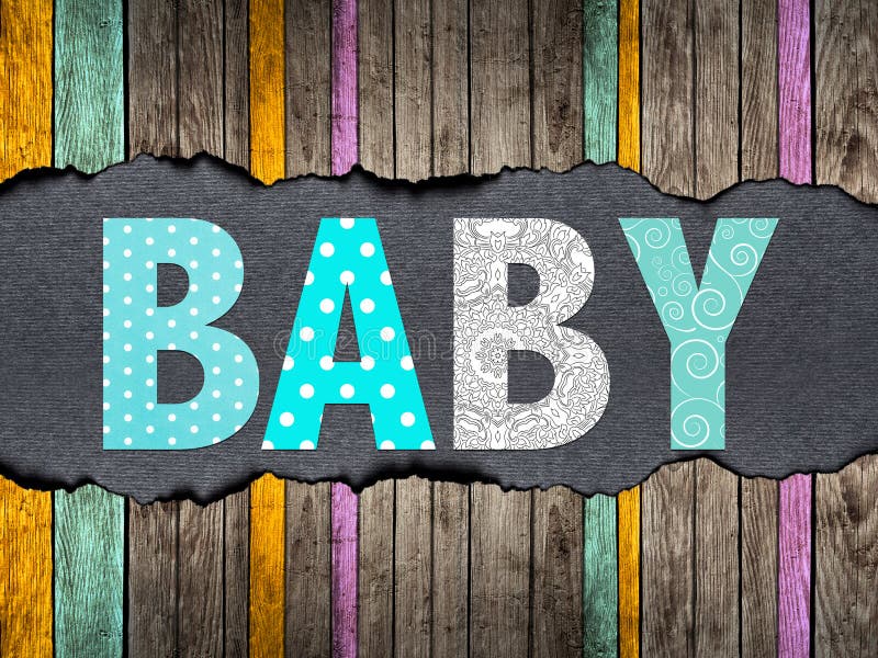 Letters of word baby stock photo. Image of little, cute - 41191454