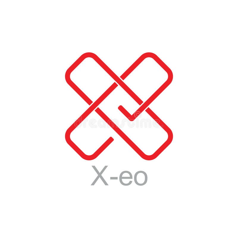 Letters Xeo Linked Lines Logo Stock Vector - Illustration of consulting ...