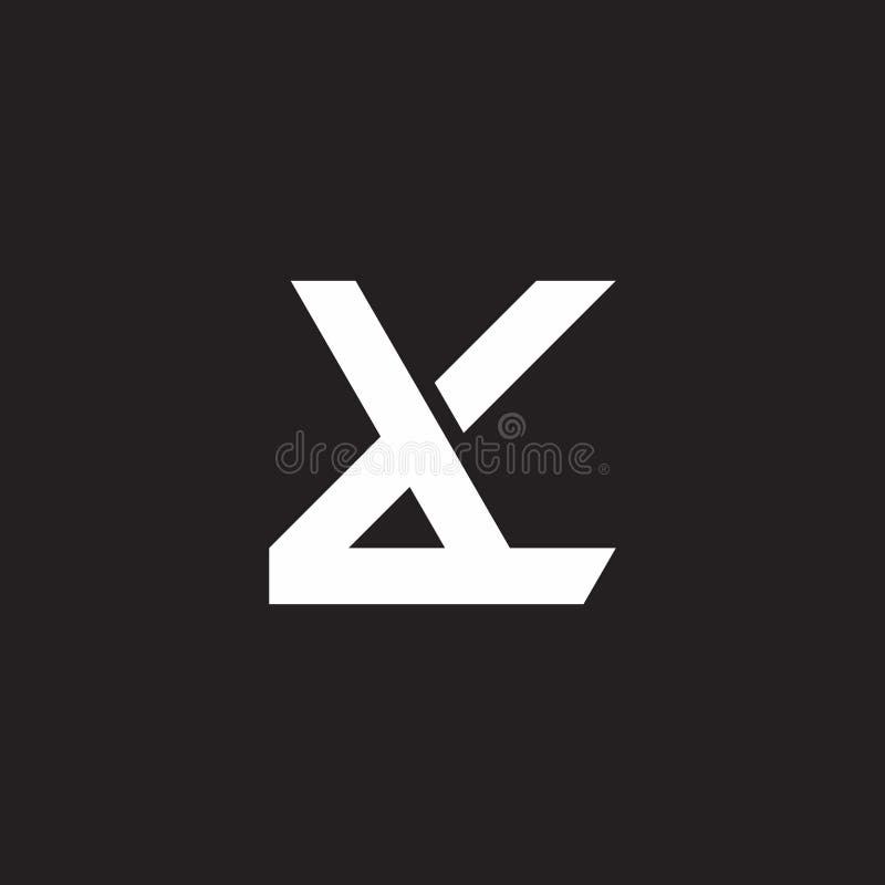 Letters Xl Linked Abstract Simple Geometric Logo Vector Stock Vector ...