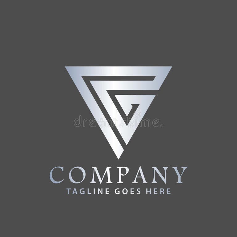 Lettr G Triangle Abstract Logos Design Vector Illustration Template ...