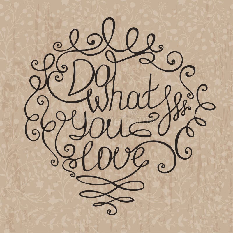 Lettrage De Griffonnage Sur Le Vieux Papier Illustration de Vecteur ...