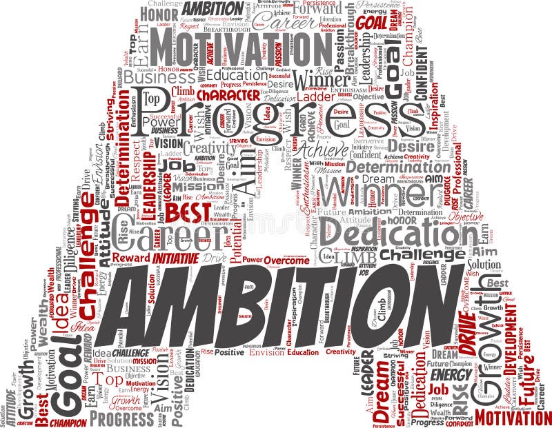 Lettre D'ambition Ou De Motivation De Direction De Vecteur Illustration ...