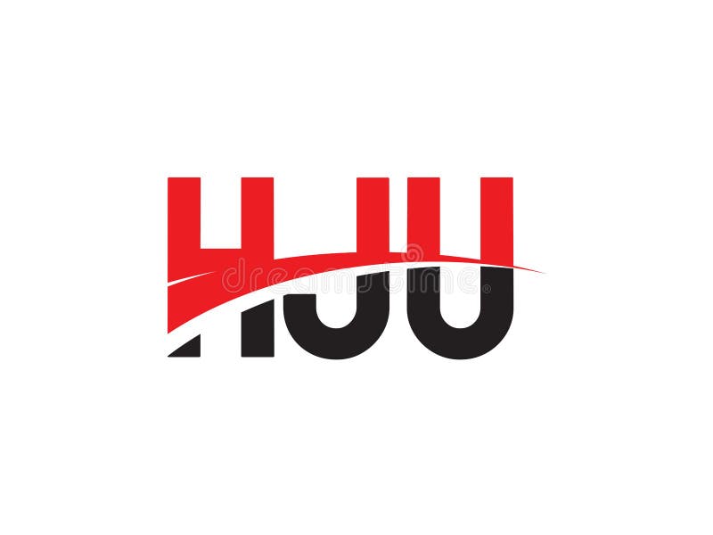 Lettre Hju Logo Initial Dessin Vectoriel Illustration de Vecteur ...