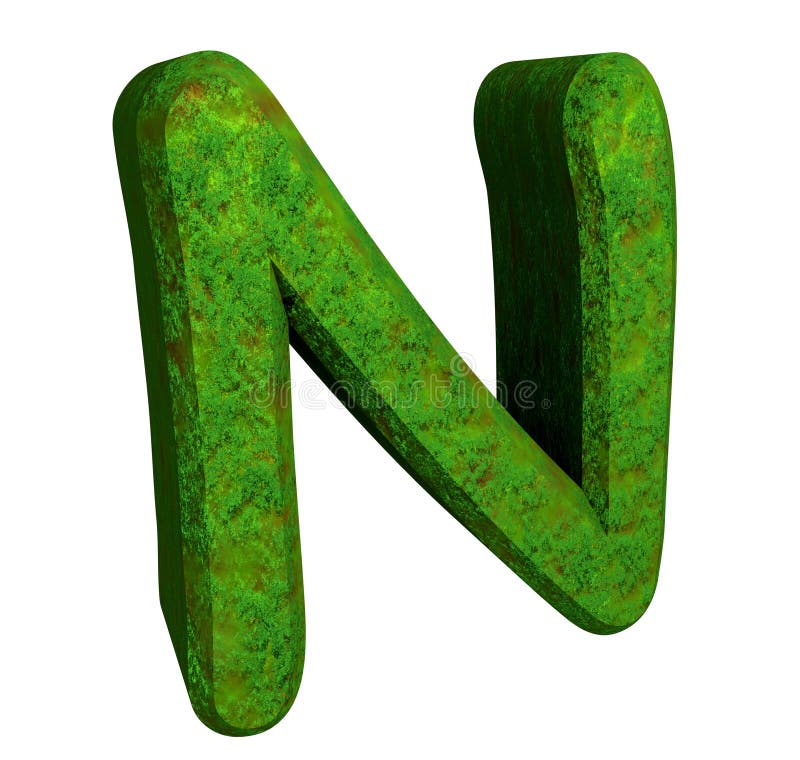 Lettre De Vert D'herbe De 3d D Illustration Stock - Illustration du ...