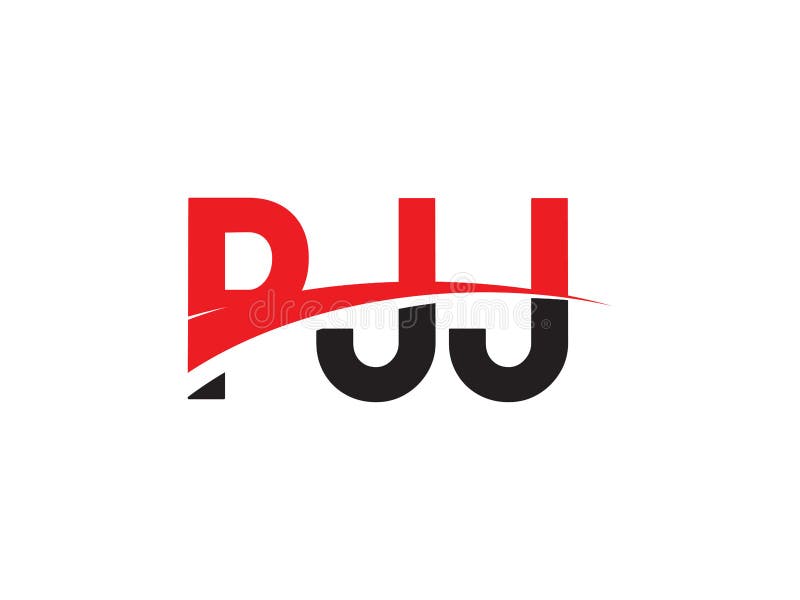 Lettre Pjj Logo Initial Dessin Vectoriel Illustration de Vecteur ...