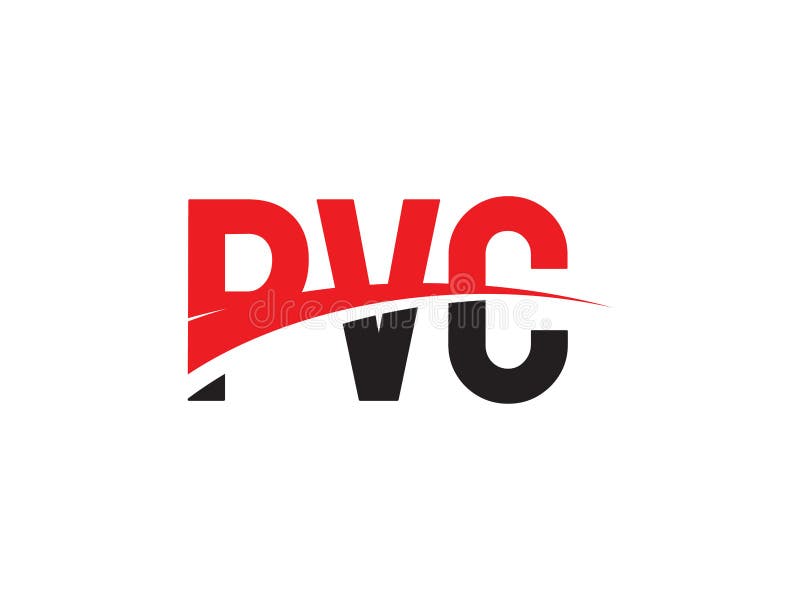 Lettre Pvc Logo Initial Dessin Vectoriel Illustration de Vecteur ...