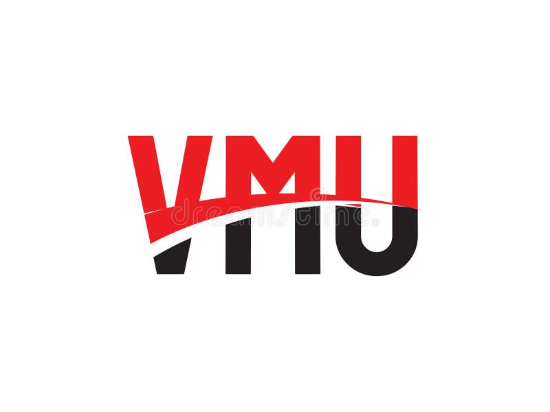Lettre Vmu Logo Initial Dessin Vectoriel Illustration de Vecteur ...