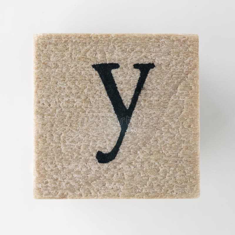 Lettre Y Majuscule Alphabet Bois Photo Image stock - Image du isolation ...