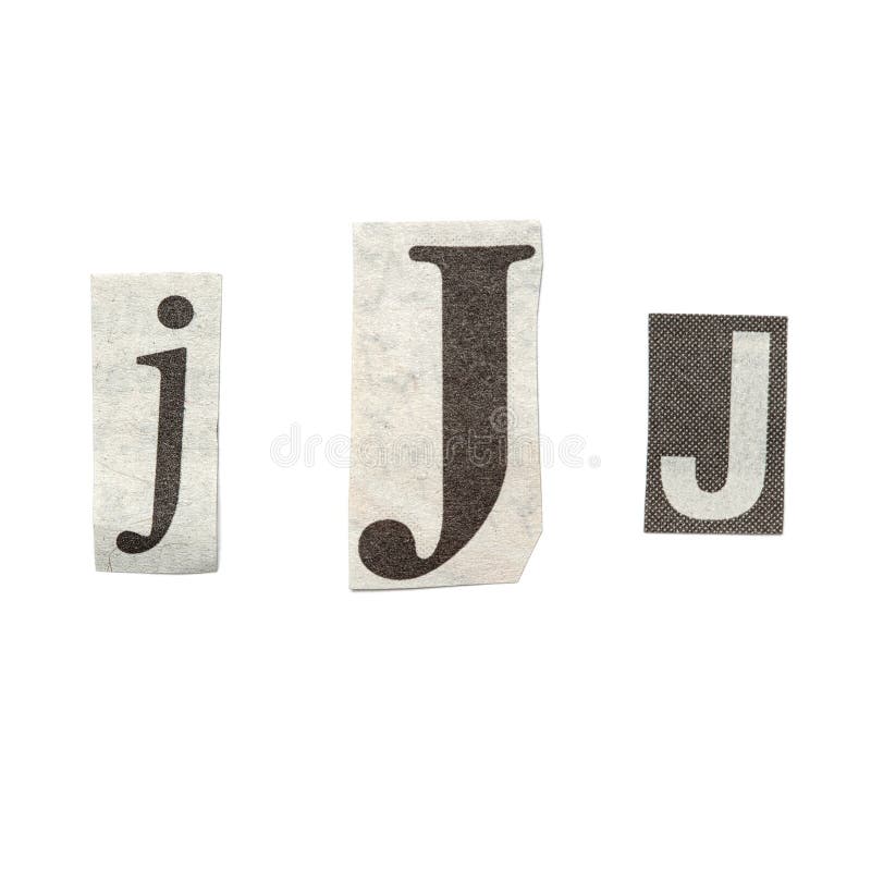 Lettres de journal image stock. Image du isolement, objets - 29595049