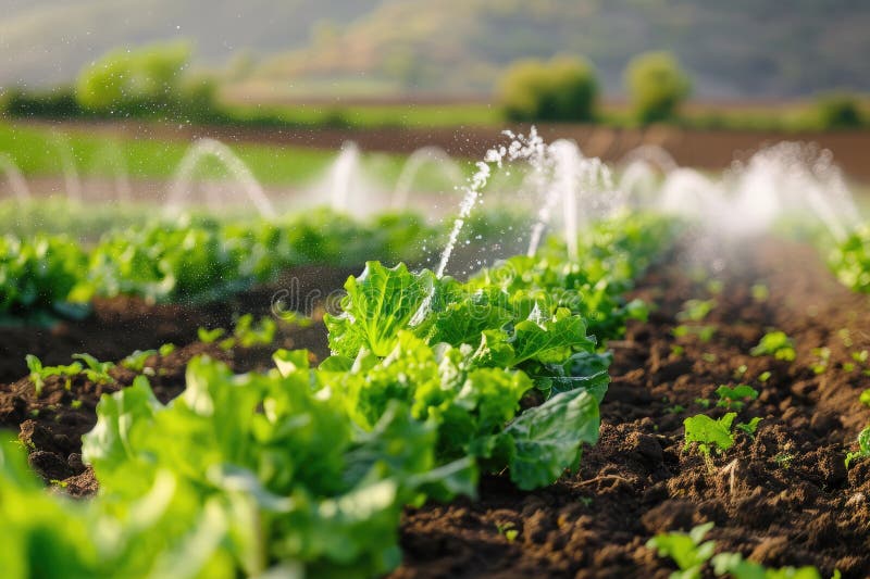 Lettuce in the Field. Precision Irrigation Systems for Efficient Water ...