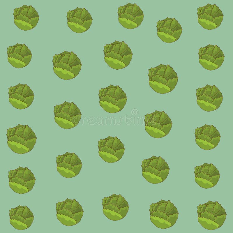 Lettuce meal background stock vector. Illustration of diet - 138540672