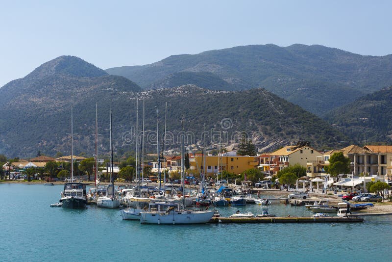 Leucade image stock éditorial. Image du port, réflexion - 101847269