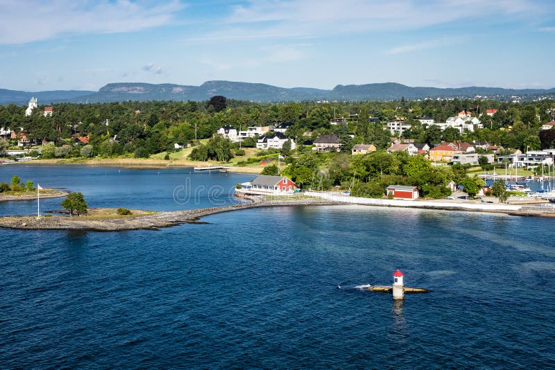 Oslofjord in Oslo stockfoto. Bild von skandinavisch - 105645268