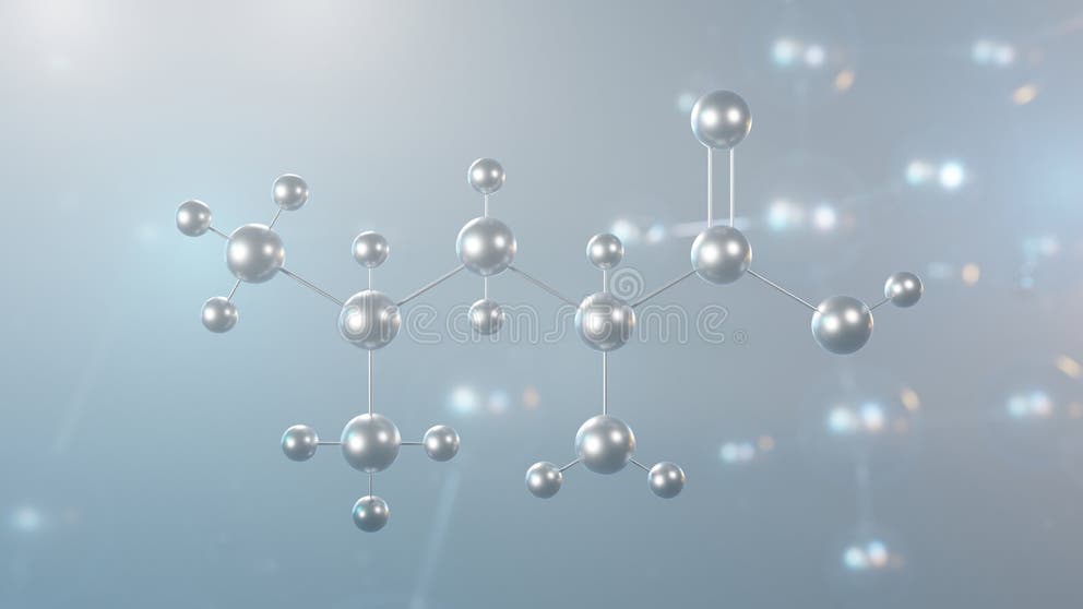 Leucine Molecular Structure, 3d Model Molecule, Essential Amino Acid ...