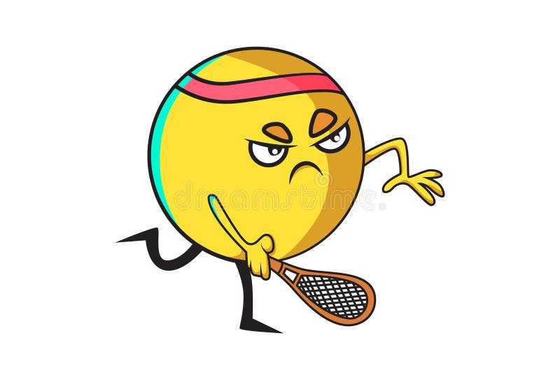 Leuke Bal Emoji stock illustratie. Illustration of uitdrukkingen - 90087280