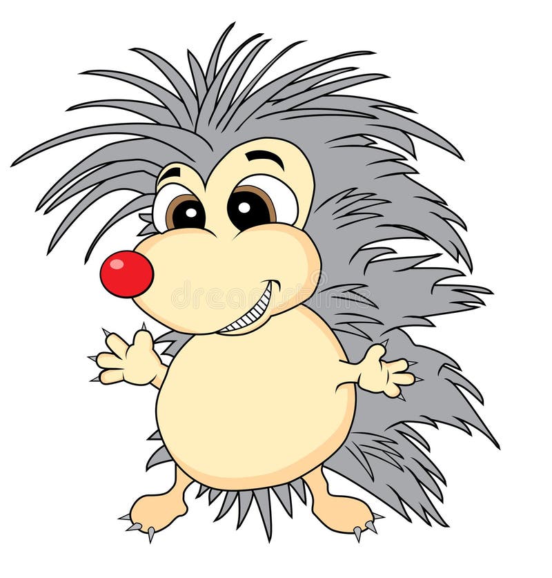 Leuke egel vector illustratie. Illustration of schilderij - 22001392