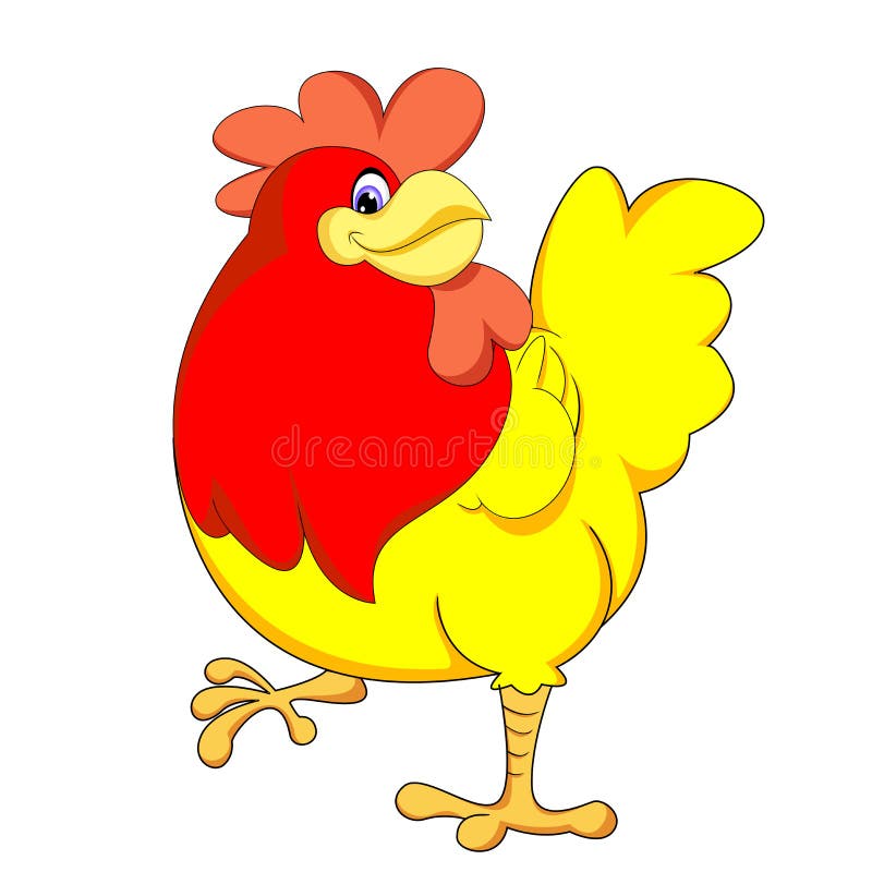 Kip vector illustratie. Illustration of hoofd, sinaasappel - 14133481