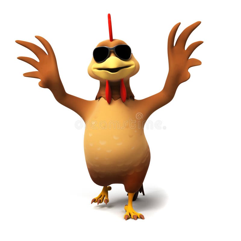Leuke kip stock illustratie. Illustration of vogel, landbouw - 28990339