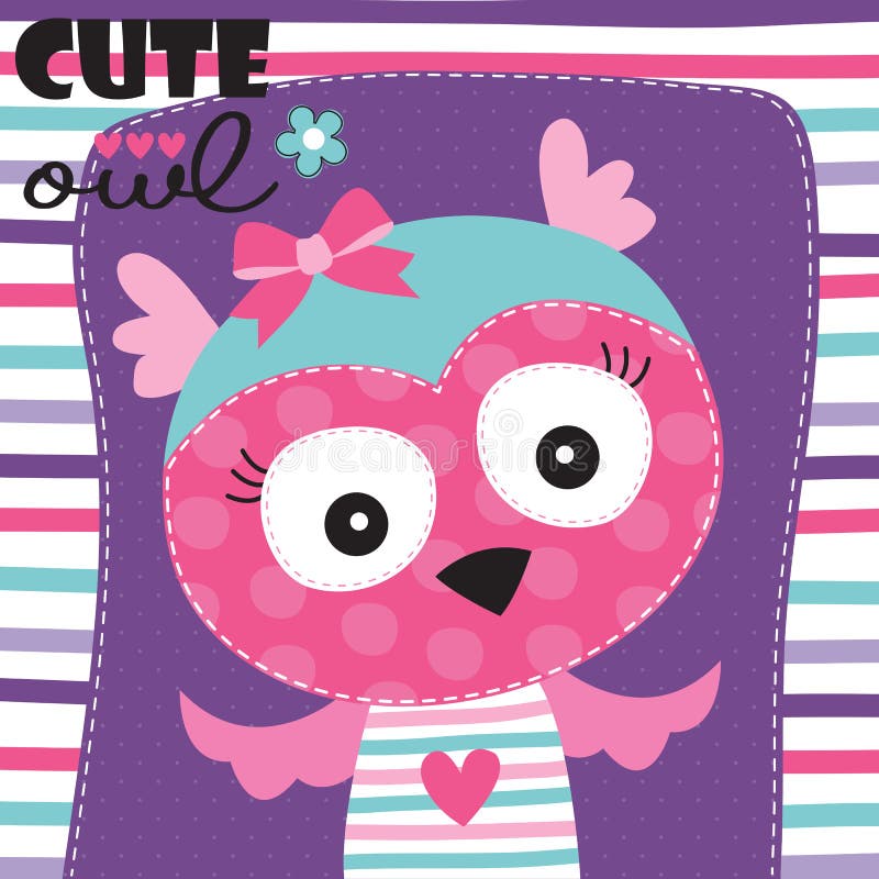 Grappige Uil in Kosmetisch Masker En Een Handdoek Vogel Met Komkommer ...