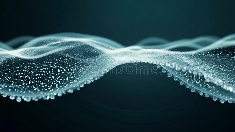 Leukocytes Moving in Fluid Environment Under a Microscope Stock Video ...