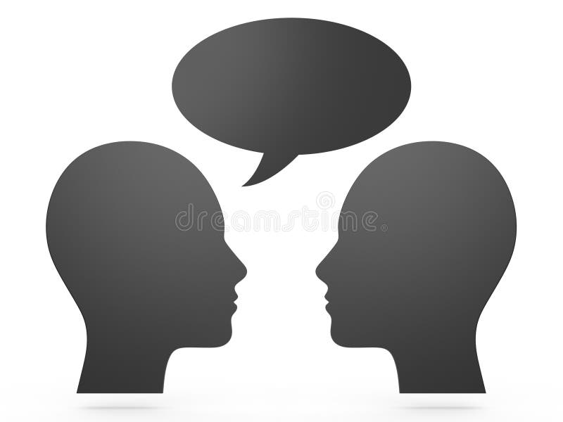 Besprechen Clipart People