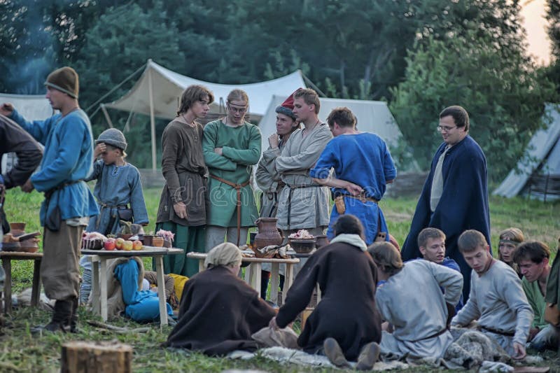 Wikinger-Haus redaktionelles stockbild. Bild von bayerisch - 19043129