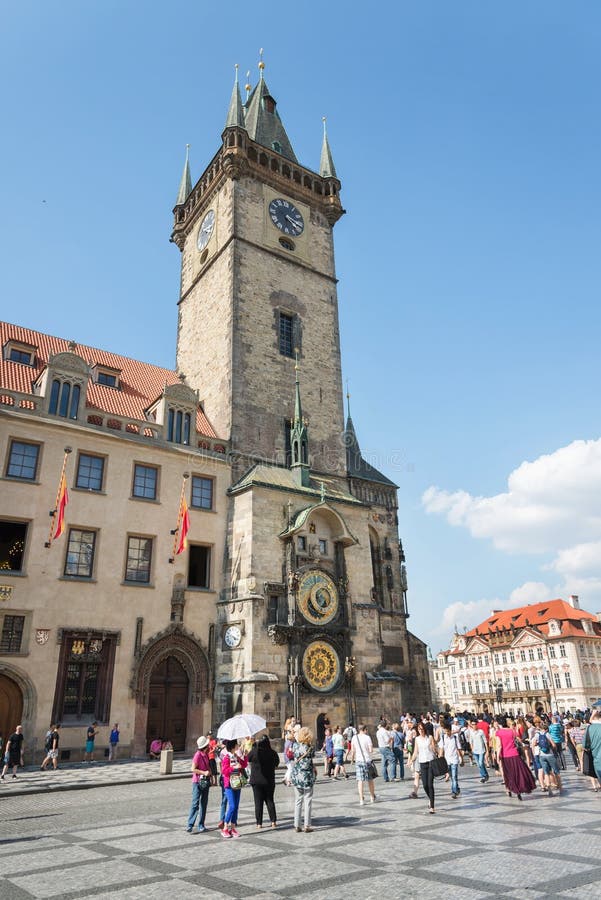 Prag, altes Rathaus stockbild. Bild von stadt, markt - 79066657