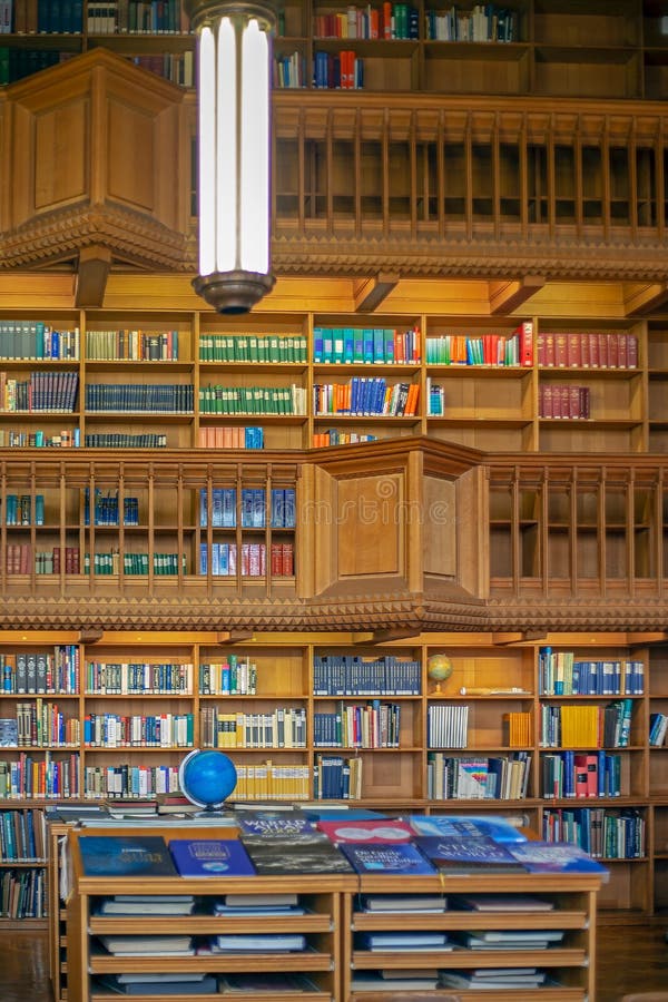 Inside the Library of the University of Leuven, Belgium Editorial Image ...