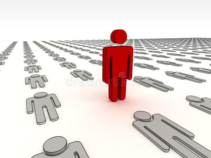 Atrevimiento a Ser Diferente Ilustración del Vector - Ilustración de ...