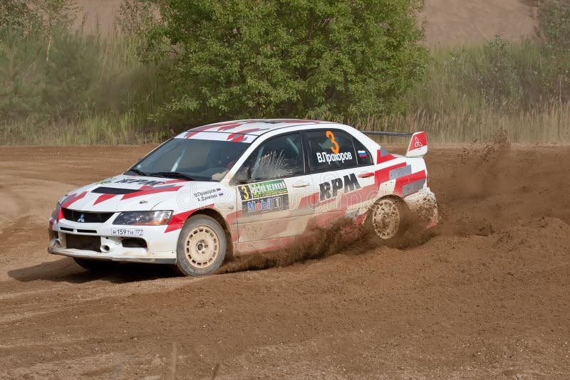 Lev Stickiy Drives a Mitsubishi Lancer Editorial Photography - Image of ...