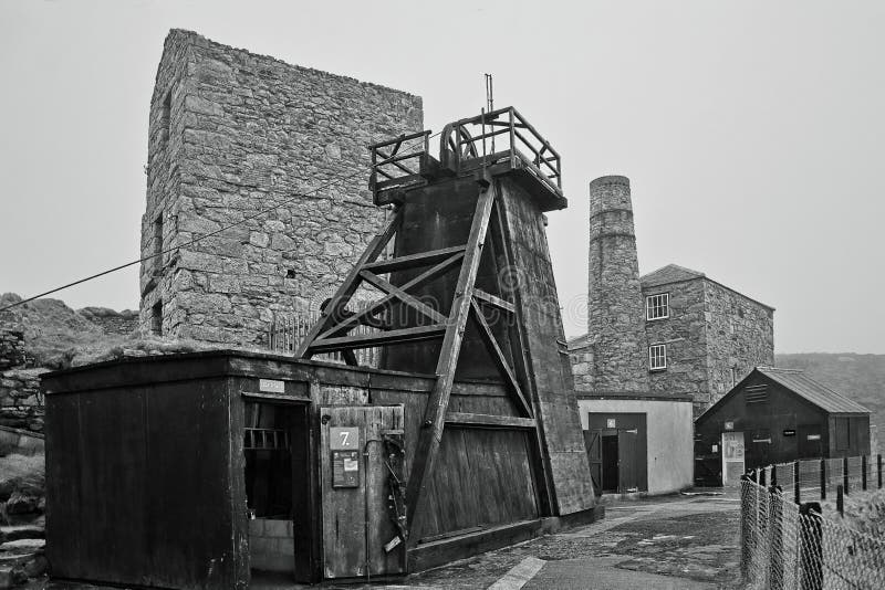 Old Tin Mine Near St. Juste, Cornwall, UK Stock Photo - Image of ...