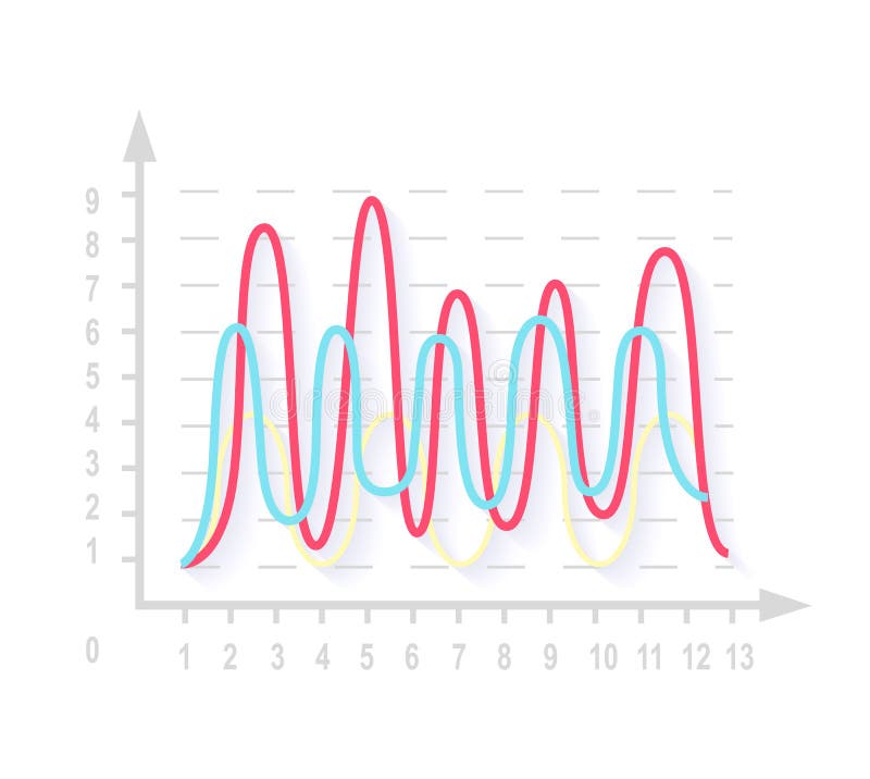 Level Chart with Colored Arrows Stock Vector - Illustration of flat ...