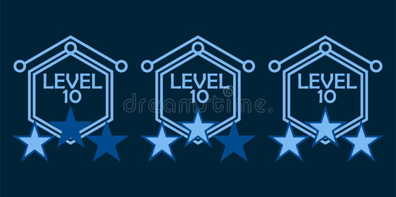 Level complete Badge stock vector. Illustration of icon - 106655516