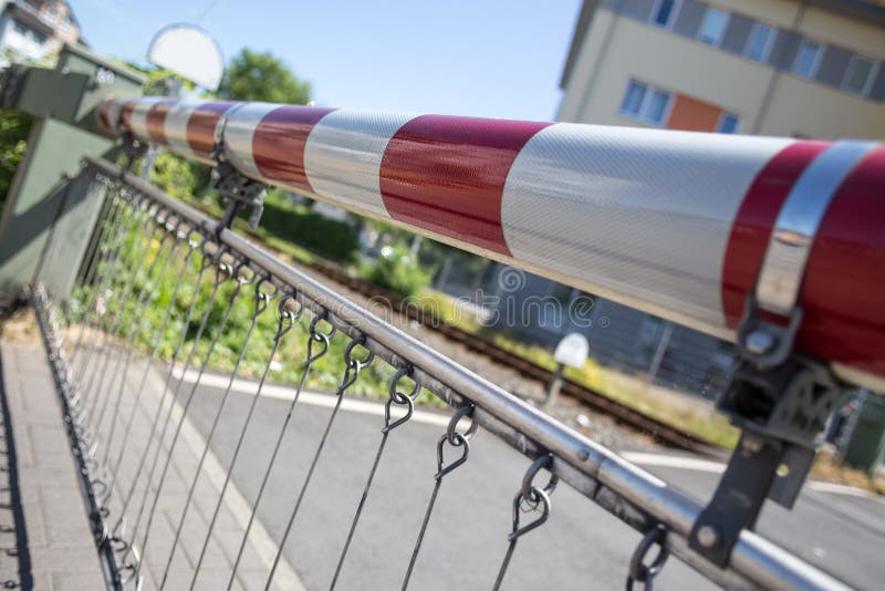 German Level Crossing Sign stock image. Image of metal - 32395651