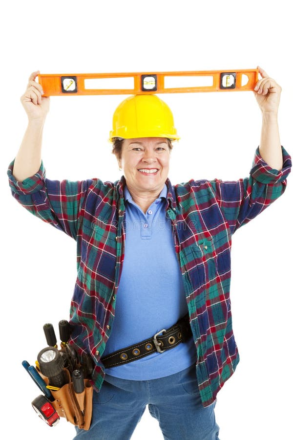Level Headed Worker stock image. Image of aged, helmet - 14253969