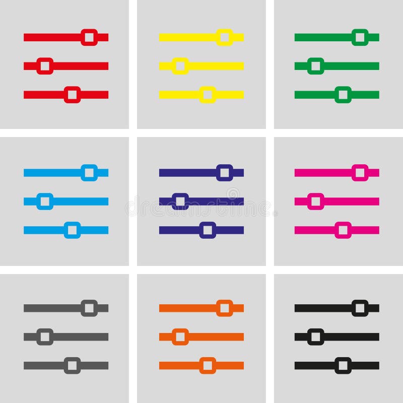 Level Icon Stock Vector Illustration Flat Design Stock Vector ...