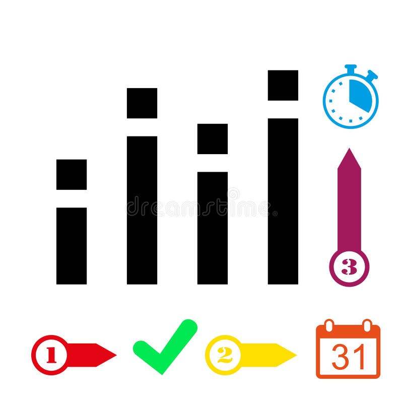 Level Icon Stock Vector Illustration Flat Design Stock Vector ...