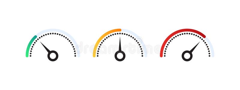 Level Indicators. Risk Gauge Scale. Performance Concept. Dial Indicator ...