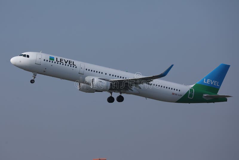 Level Plane Flying To Various Destinations Editorial Stock Photo ...