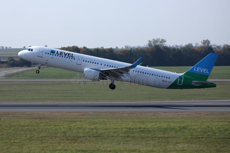 Level Plane Flying To Various Destinations Editorial Photography ...