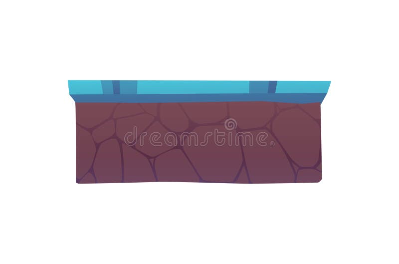 Level platform game asset. stock illustration. Illustration of ...