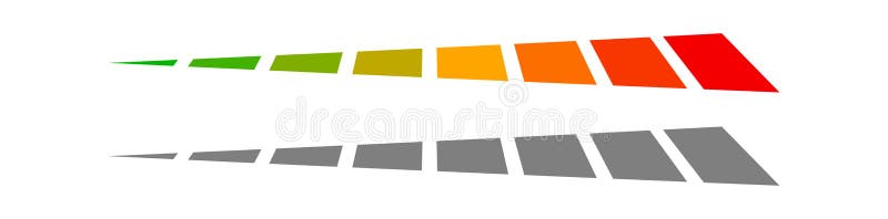 Level, Progress Bar, Indicator. Low-high Progression, Guage, Meter and ...