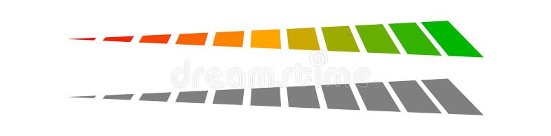 Level, Progress Bar, Indicator. Low-high Progression, Guage, Meter and ...