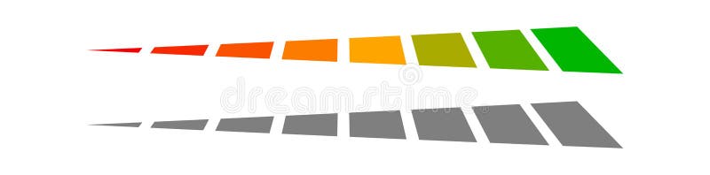 Level, Progress Bar, Indicator. Low-high Progression, Guage, Meter and ...