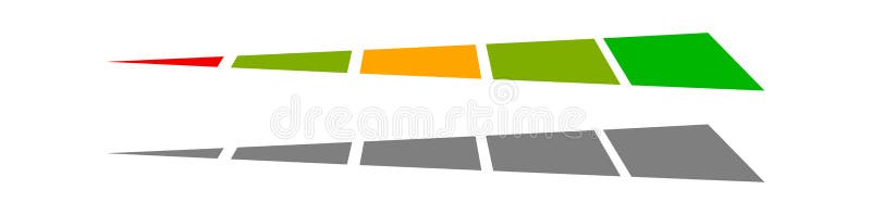 Level, Progress Bar, Indicator. Low-high Progression, Guage, Meter and ...